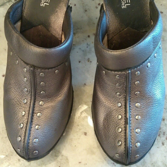 Michael Kors | Shoes | Authentic Michael Kors Leather Clogs | Poshmark